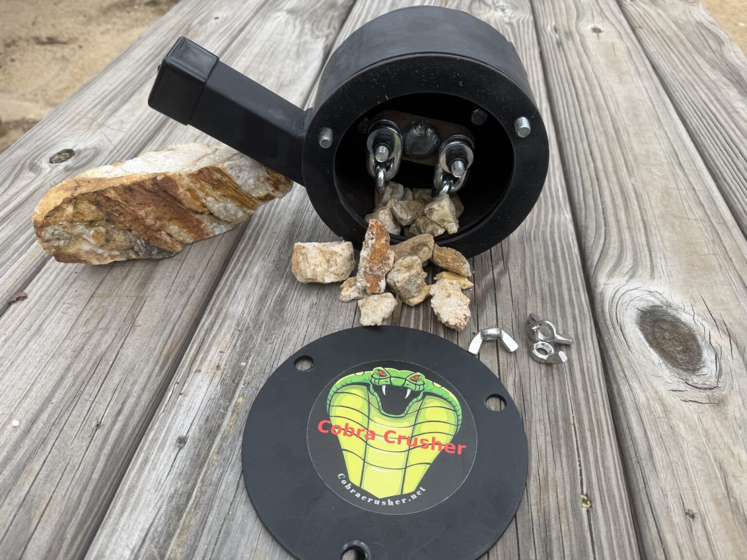 “Cobra Crusher” Rock Testing Compact Portable Unit Gold Mining-NEW ...